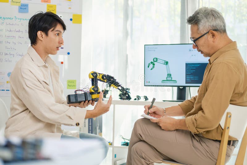 Engineering Robot Technology with Asian Programmer Innovation and Research Teamwork in Coding ...