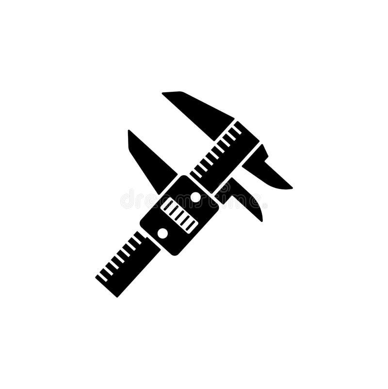 Engineering Ruler Icon Vector Isolated on White Stock Vector ...