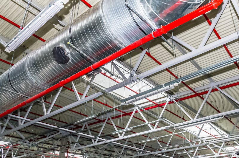 Engineering Services in a Building Stock Photo - Image of energy, power ...