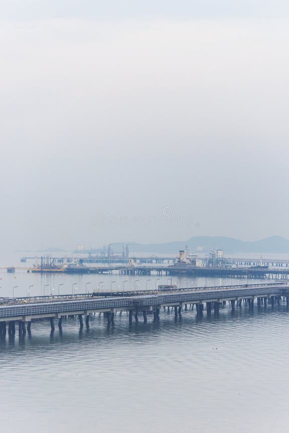 Engineering Shipping Crane Depot at Logistic Export Terminal Control ...