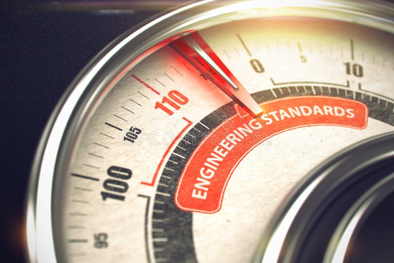 Engineering Standards - Business Mode Concept. 3D. Stock Illustration ...