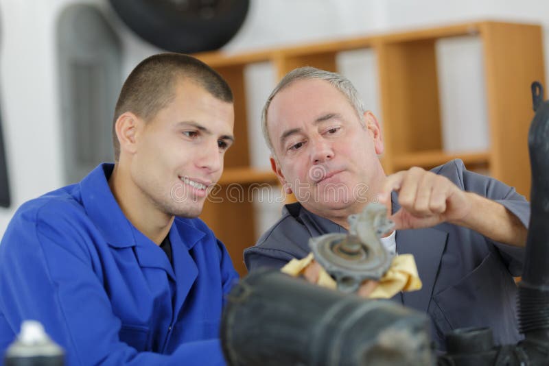 Engineering Student Smiling with Teacher Stock Image - Image of teacher ...