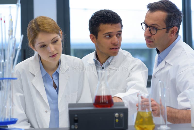 Engineering Students Working in Lab Stock Photo - Image of students ...