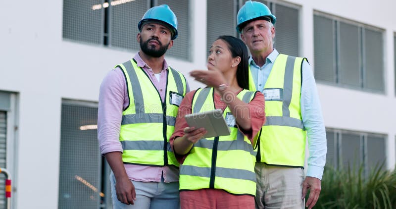 Engineering, Tablet and Woman in a Factory for Inventory, Stock Check ...