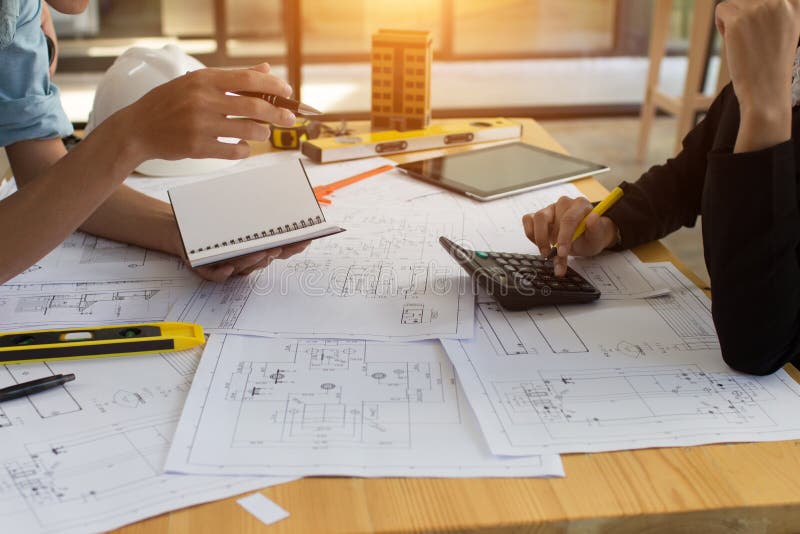 Engineering Team Consulting and Analyzing the High-rise Building Projects in the City.Home ...