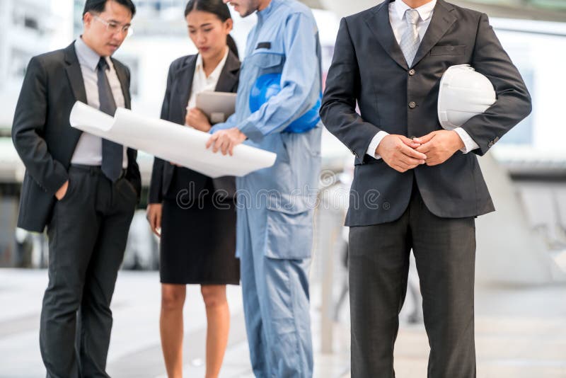 Group of Engineer and Business People Stock Image - Image of business ...