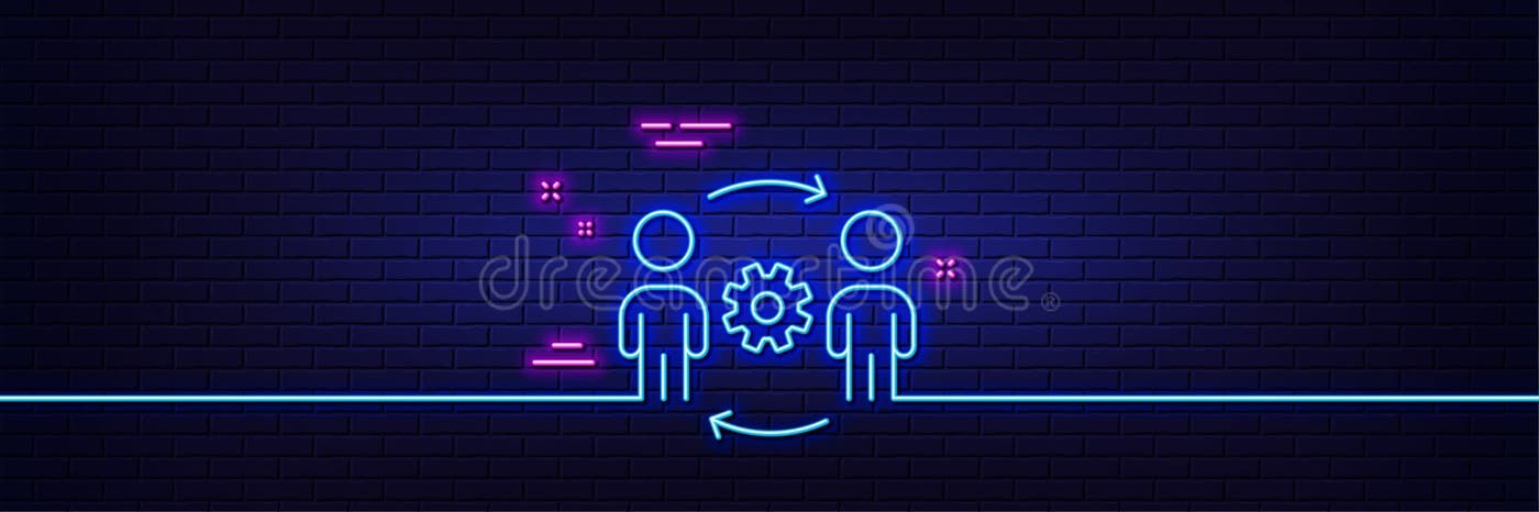 Engineering Process Outline Icon Neon Stock Illustrations – 253 ...