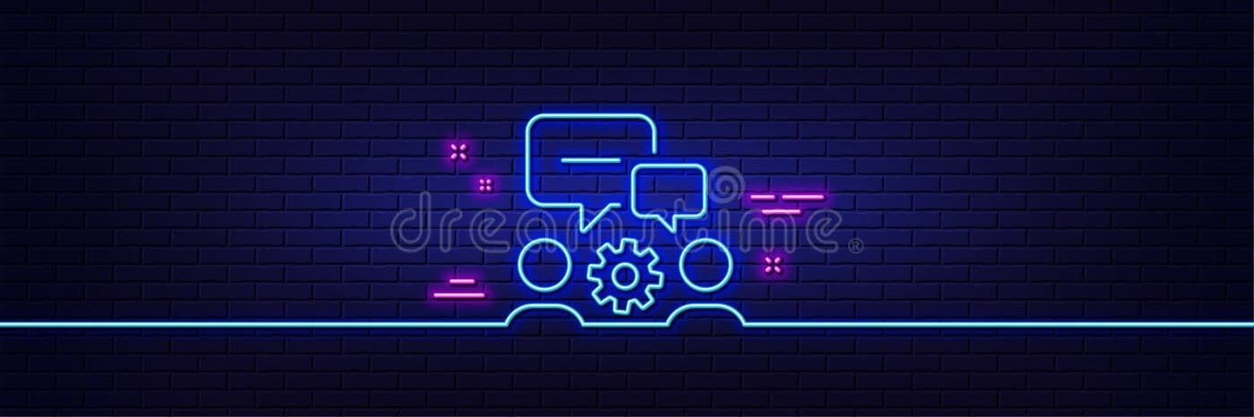 Engineering Process Outline Icon Neon Stock Illustrations – 266 ...