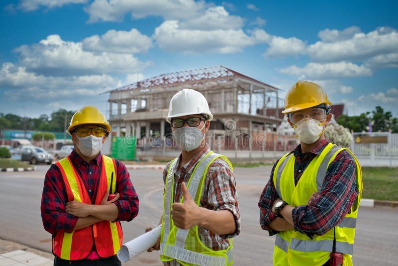 Engineering Team Working Use Computer Operate in the Warehouse Design ...