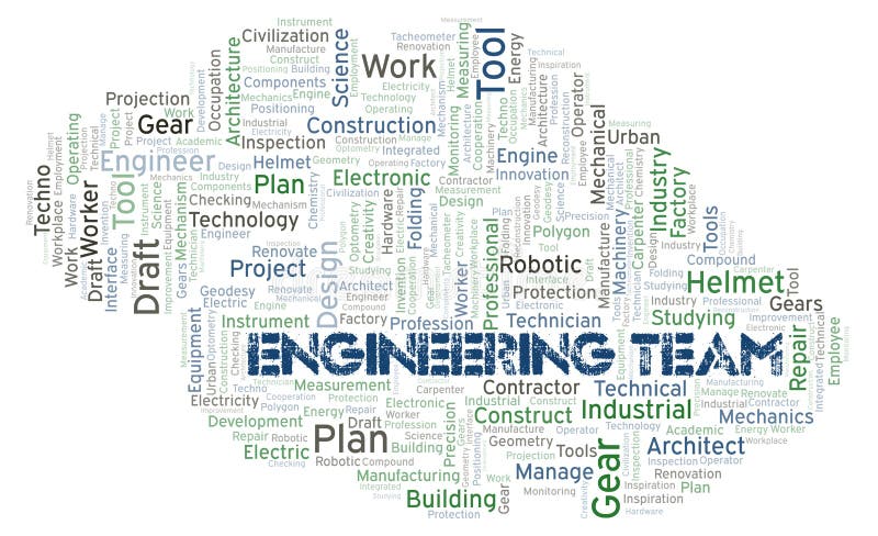 Engineering Team Line Icon. Engineer or Architect Group Sign. Vector ...