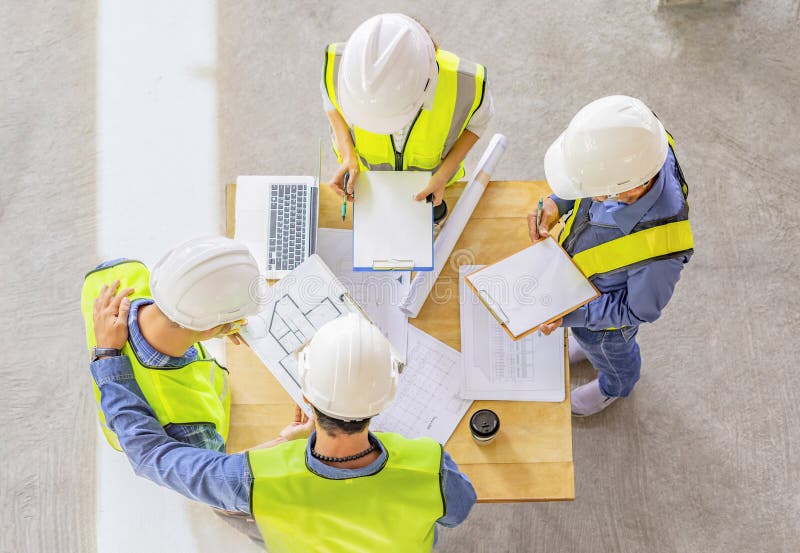 Engineering Teamwork Meeting on Table before Inspection Structure of ... Engineering Teamwork Meeting on Table before Inspection Structure of ...