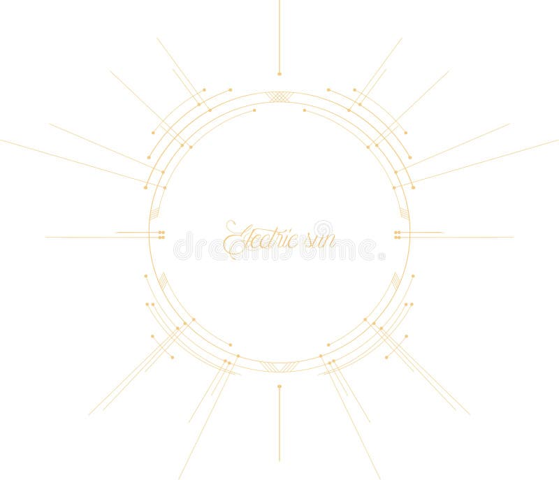 Engineering, Tech, Futuristic Element. Abstract Digital Circle ...