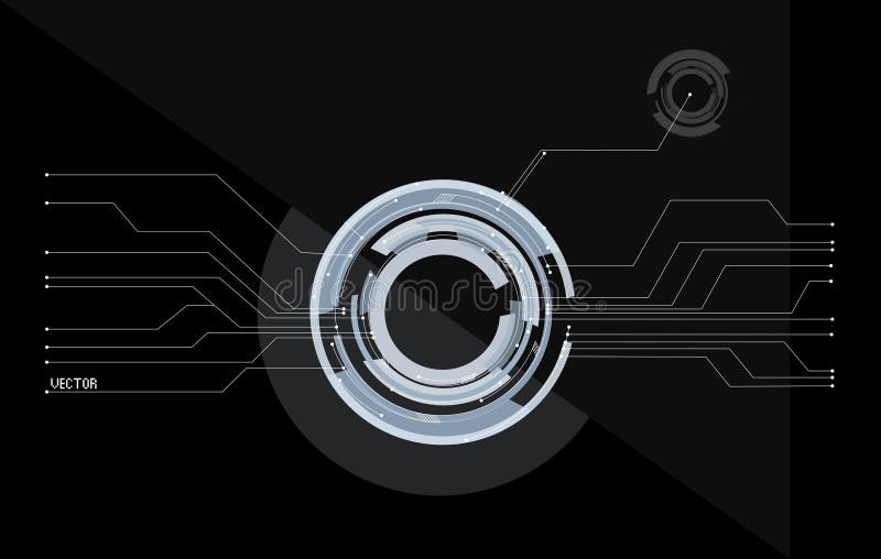 Engineering, Tech, Futuristic Pattern. High Technology Concept ...