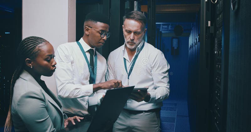 Engineering, Tech and Team in Server Room Planning System Maintenance ...