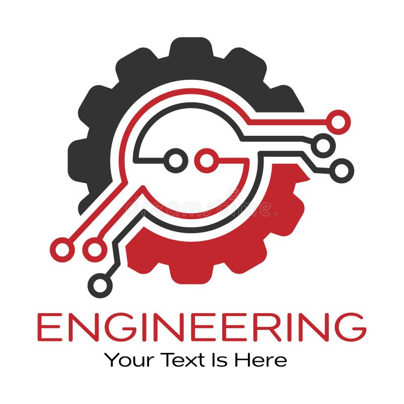 ENGINEERING. Technical Color Logo Stock Vector - Illustration of ...