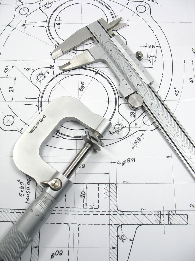 Engineering tools stock image. Image of measurements, facility - 5313835