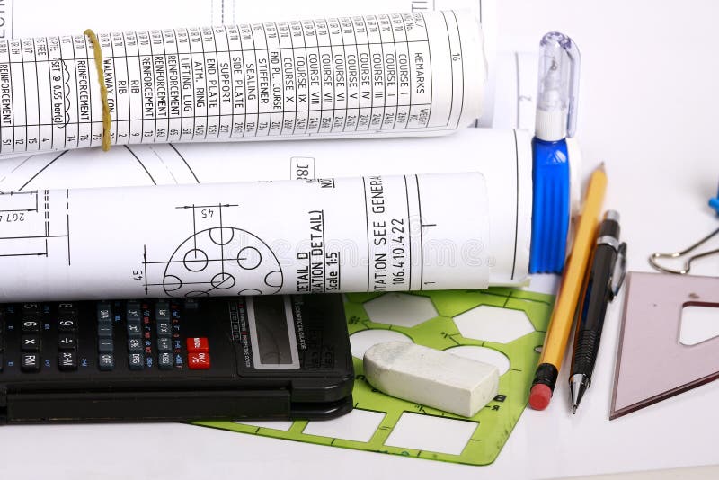 Engineering Tools stock photo. Image of templates, contractor - 5137126