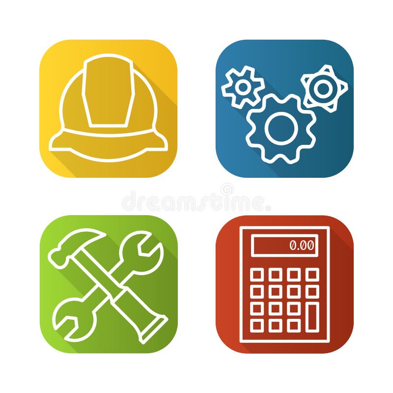 Engineering Calculation Line Icon Concept. Engineering Calculation ...