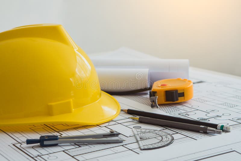 Engineering Tools.Image of Engineering Objects on Workplace Stock Image ...