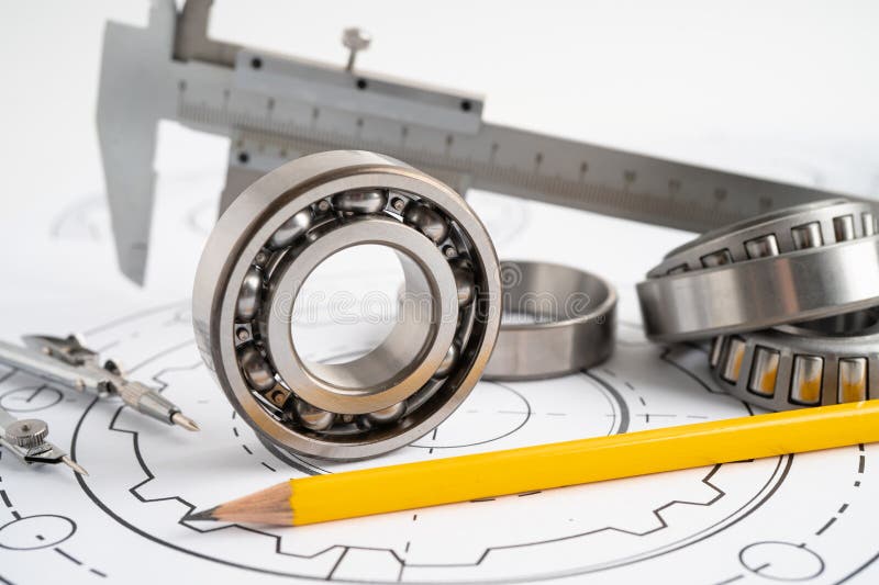 Engineering Tools and Mechanical Industrial with Vernier Caliper and ...