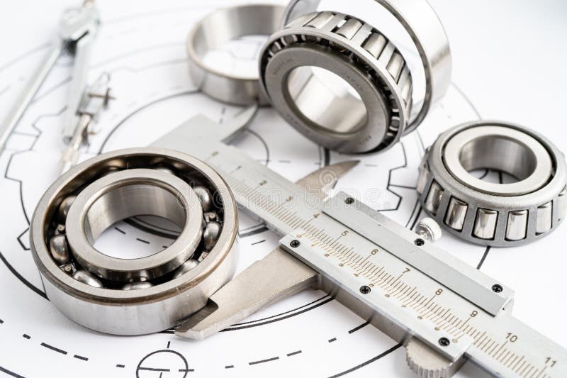 Engineering Tools and Mechanical Industrial with Vernier Caliper and ...