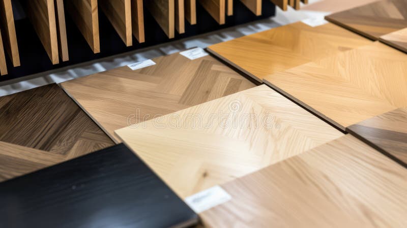 Engineering or Veneer Wooden Flooring ,click-lock Type ,samples Palette ...
