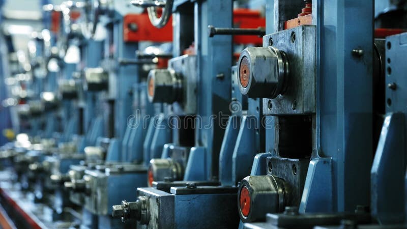 Engineering. Work in Factory Machine, Manufacturing Tools, Mechanisms ...