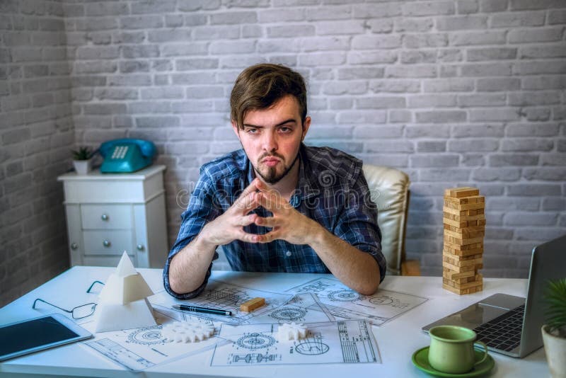 Engineering Working with Designing Mechanical Parts is Using 3D ...