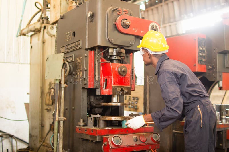 Engineering Working in Factory Concept Stock Image - Image of factory ...