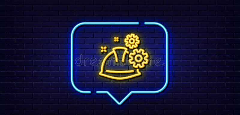 Engineering Working Process Line Icon. Engineer or Architect Helmet ... Engineering Working Process Line Icon. Engineer or Architect Helmet ...