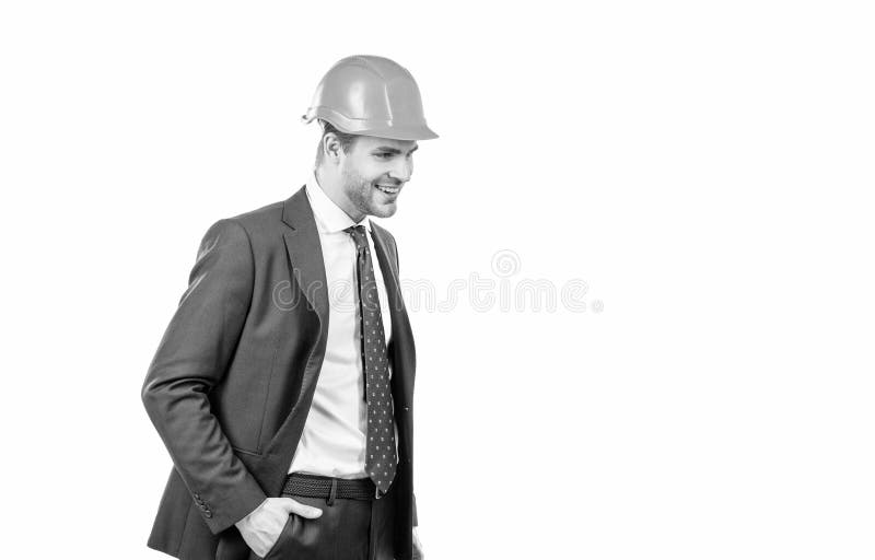 Engineering Your Dreams with Us. Engineer Constructor Isolated on White ...