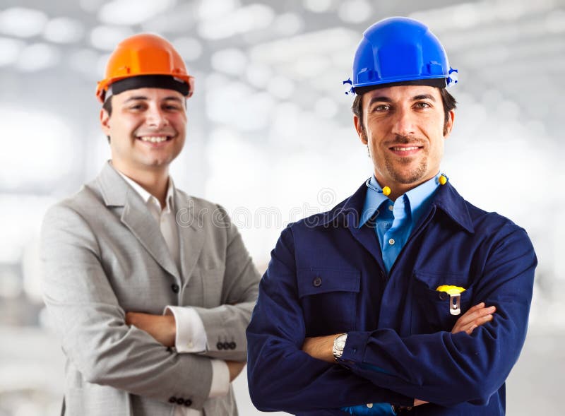 Engineers at work stock photo. Image of positive, manager - 20372236