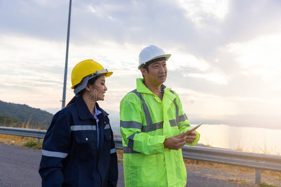 Engineers Analysis Windmill Engineers Inspection and Progress Check ...