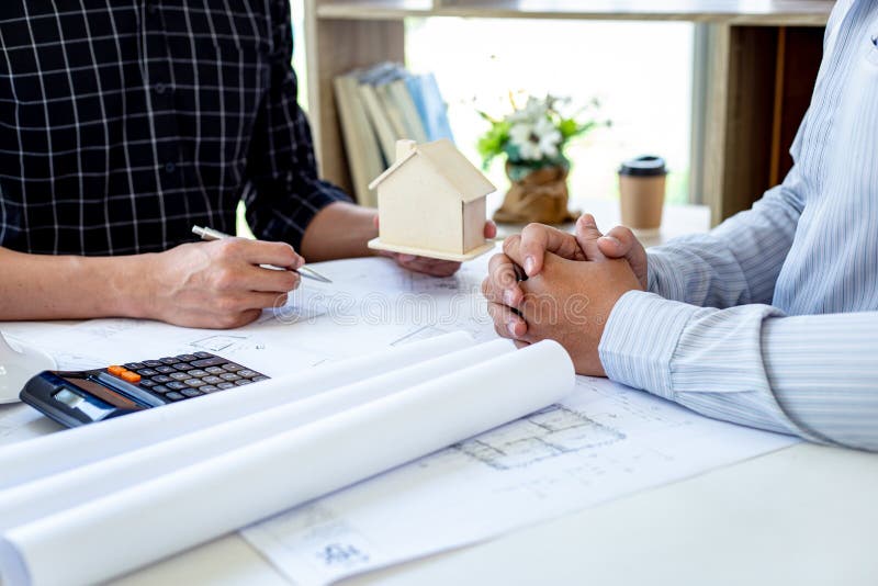 Engineers or Architects are Meeting a Team To Design the Architectural ...