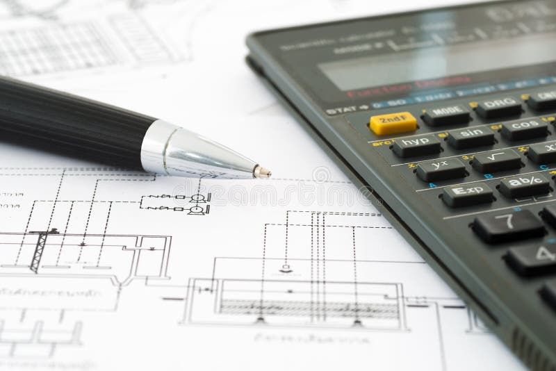 Engineering calculation stock photo. Image of equation - 16003312