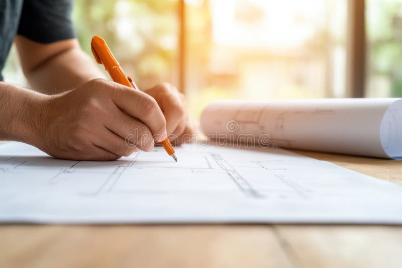 Engineers Collaborate on Urban Infrastructure Planning with Blueprints and Modern Tools at ...