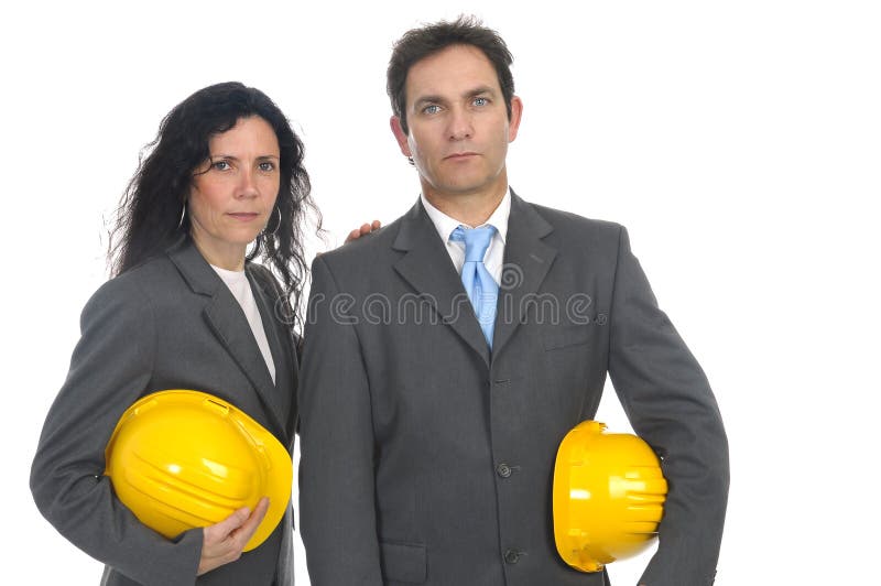 Engineers couple stock image. Image of adult, success - 8882235