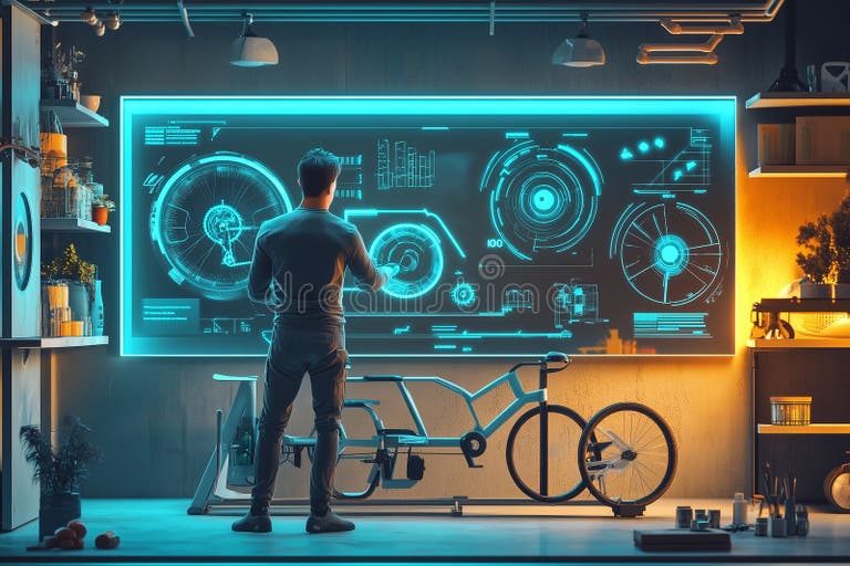 Engineers Design an Innovative Electronic Bicycle on Holographic ...