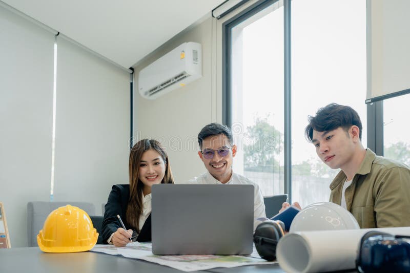 Engineers, Designers and Interior Designers are Finalizing the Design ...