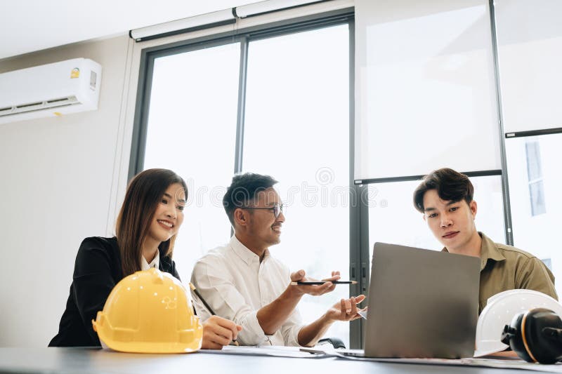 Engineers, Designers and Interior Designers are Finalizing the Design ...