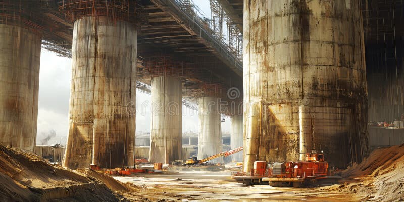 Engineers Designing Structural Columns To Maximize Load Capacity in ...