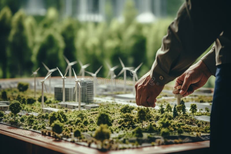 Engineers Developing Models of Turbines, Solar Panels, and Clean Energy ...