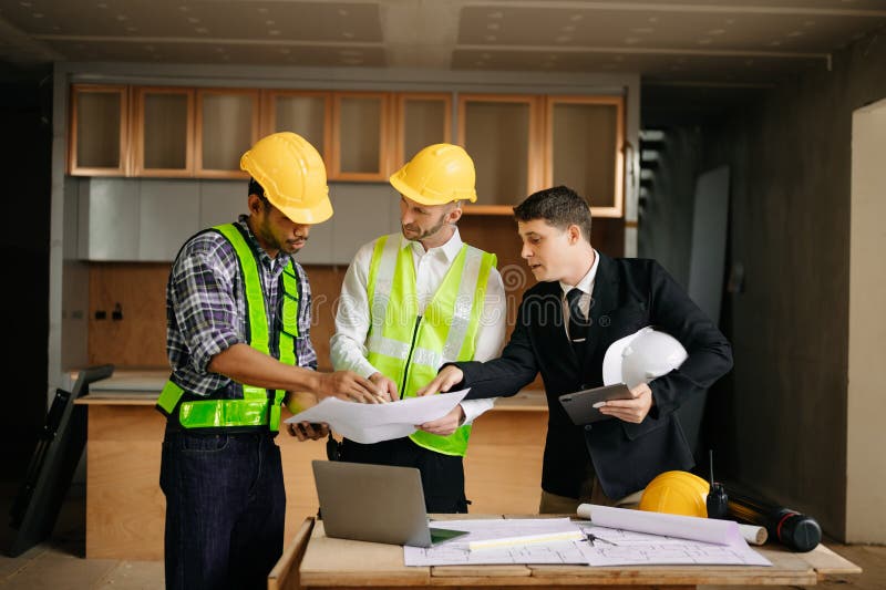 Engineers are Discussing Data Working and Laptop or Tablet with ...