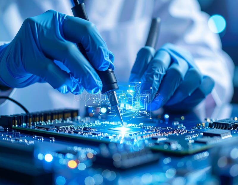 Semi Transparent Ai Schematic Overlay Hovers Stock Illustrations – 2 ...