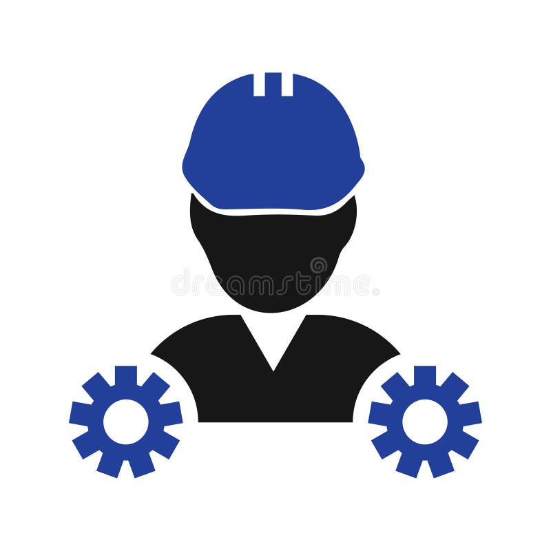 Engineers setting icon stock vector. Illustration of cogwheel - 257336870