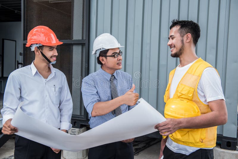 Engineer and Teamwork Meeting Stock Image - Image of development ...