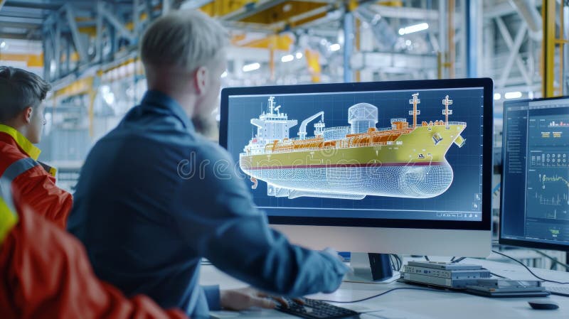 Engineers Using Digital Twin Technology for Maritime Design Analysis ...