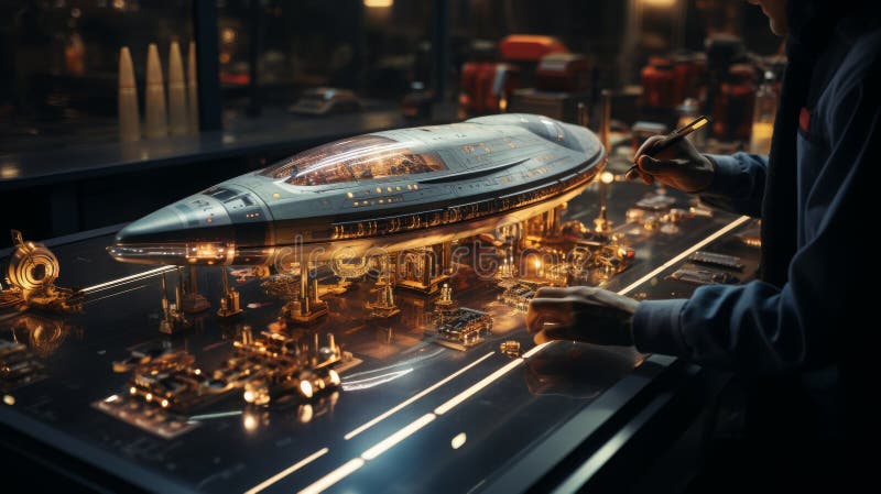 Engineers Using Holographic Blueprints To Design a Futuristic ...