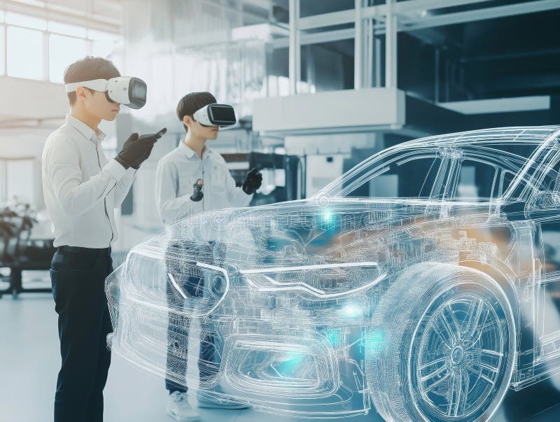 Engineers Using VR Headsets and Controllers To Design a Holographic Car ...