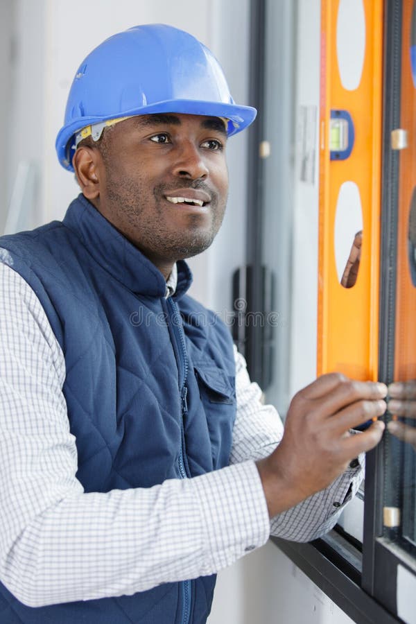 Engineers Using Water Levels Stock Image - Image of background, spanner ...